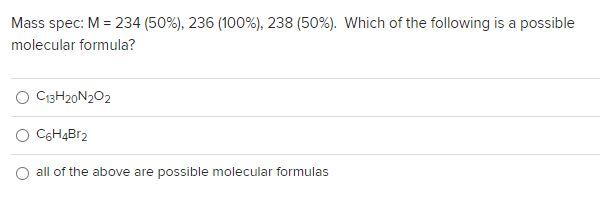 Solved Using the rule of 13, what is a possible formula for | Chegg.com