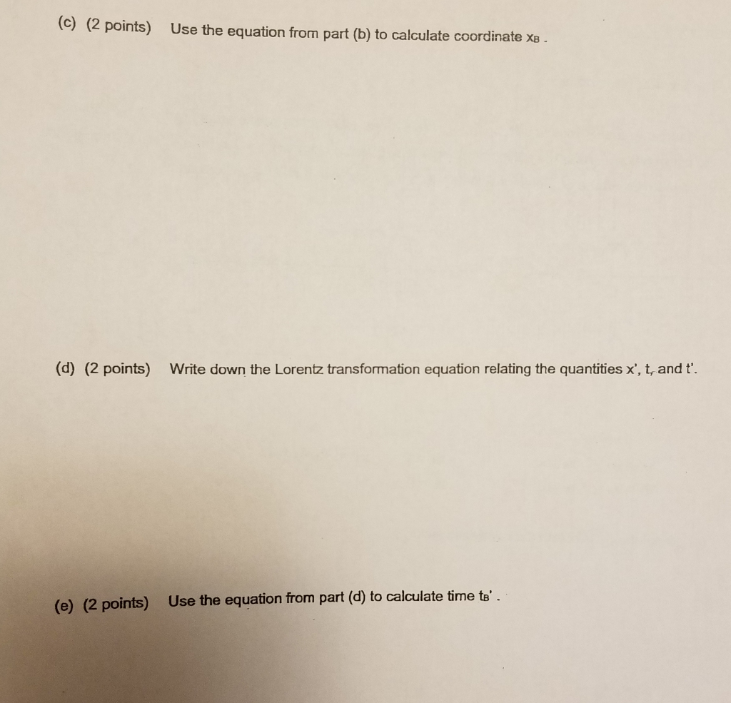 Solved 1. The Lorentz Transformation Inertial Frame S' moves | Chegg.com