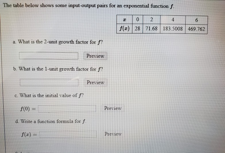 Solved The table below shows some input-output pairs for an | Chegg.com