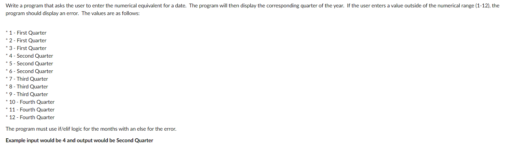 Solved Write A Program That Asks The User To Enter The Chegg