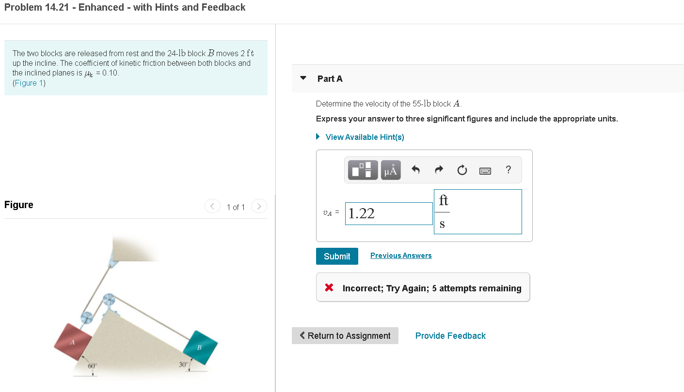 Solved Problem 14.21 - Enhanced - with Hints and Feedback | Chegg.com