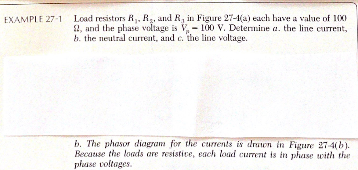 Solved Load resistors R1,R2, and R3 in Figure 27−4 (a) each | Chegg.com