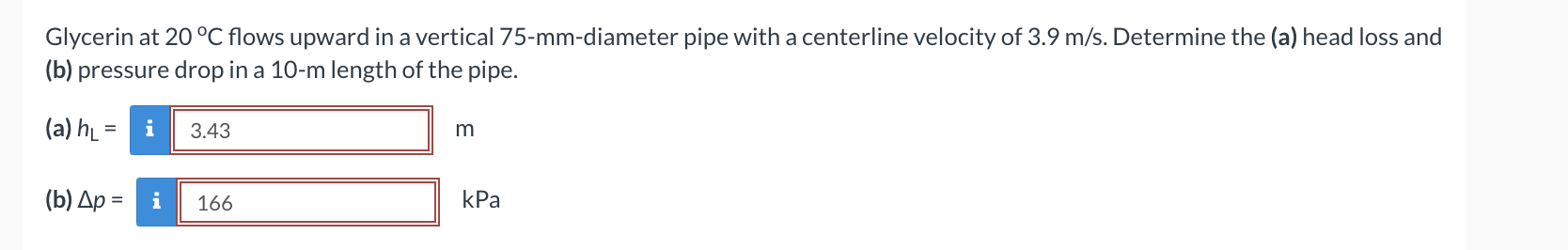 Solved Glycerin at 20∘C flows upward in a vertical | Chegg.com