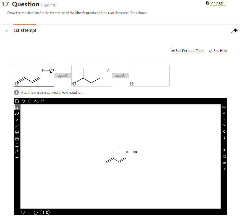 Solved 17 ﻿Question (3 ﻿points)Draw the mechanism for the | Chegg.com