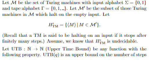 Solved Let M be the set of Turing machines with input | Chegg.com