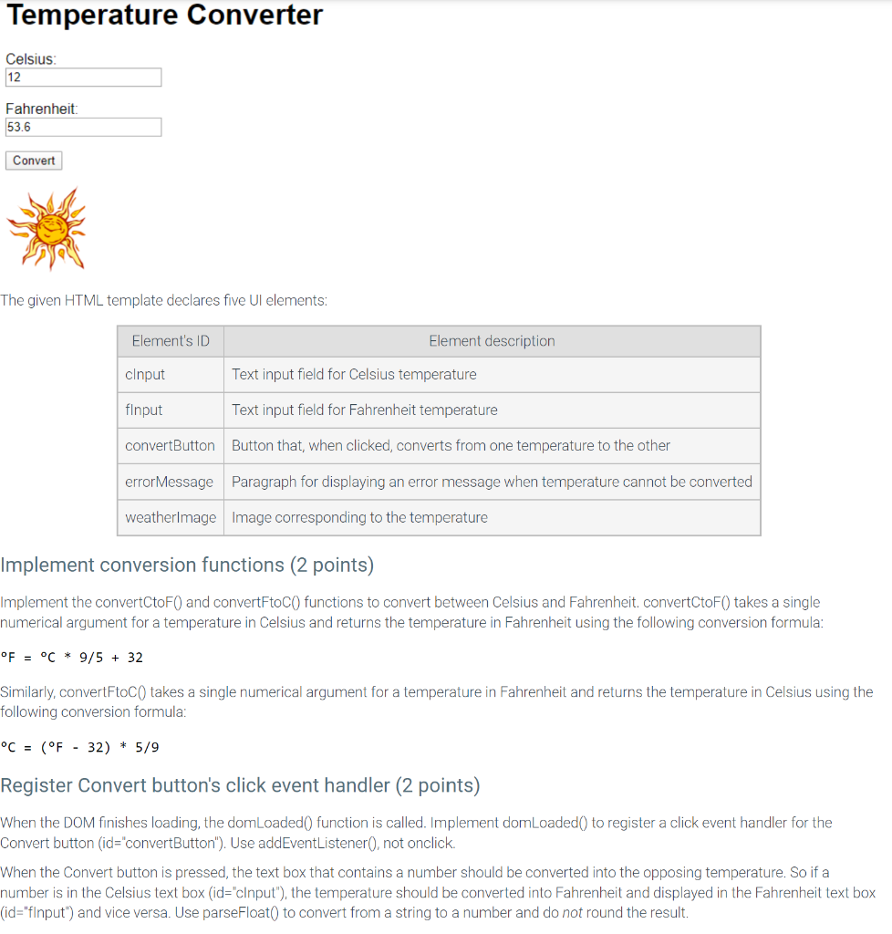Solved The given HTML template declares five UI elements: | Chegg.com