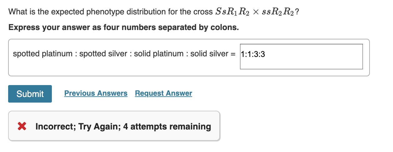Solved The coat color in mink is controlled by two | Chegg.com