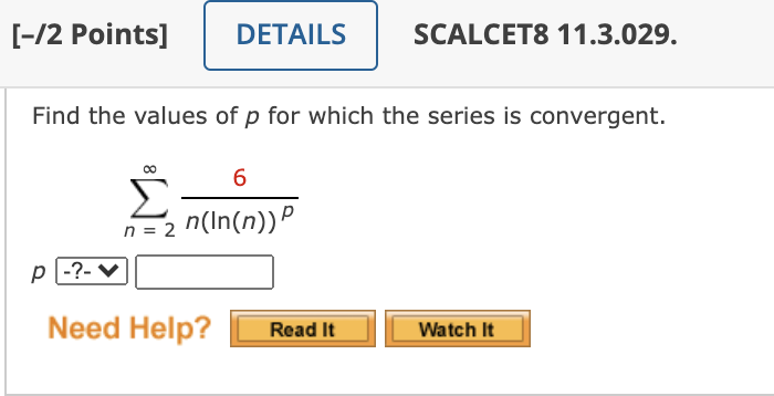 Solved [-/2 Points] DETAILS SCALCET8 11.3.029. . Find the | Chegg.com