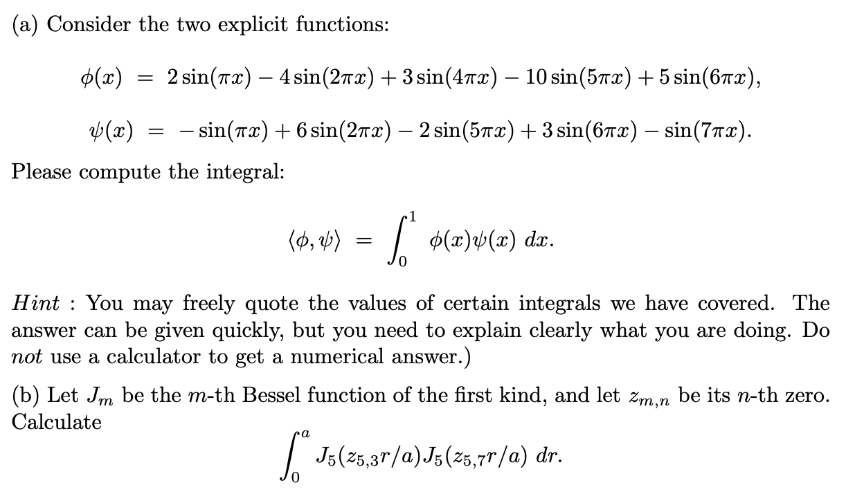 Solved (a) Consider the two explicit functions: °(x) 2 | Chegg.com
