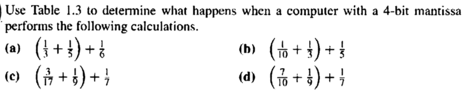 Use Table 1.3 to determine what happens when a | Chegg.com