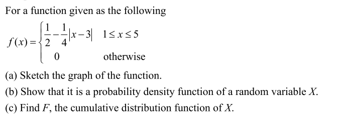 Solved 3340-31 X- For a function given as the following 1 | Chegg.com