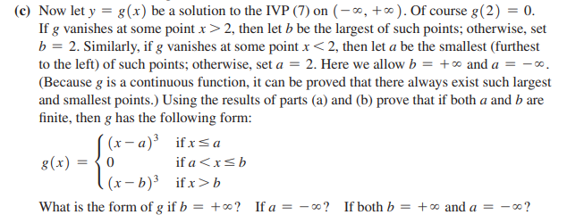 Solved The initial value problem (IVP), (7) | Chegg.com