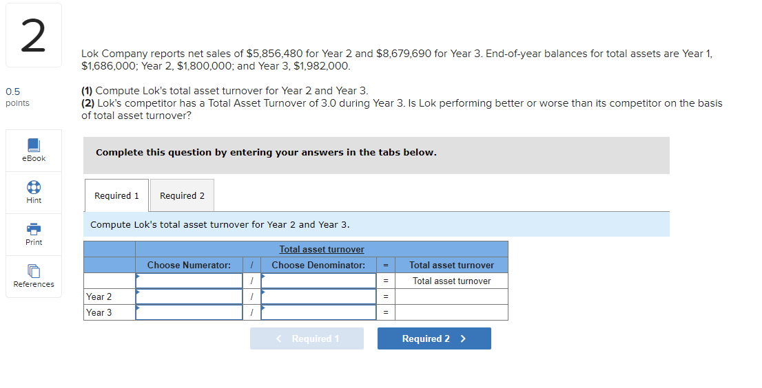 Solved Lok Company reports net sales of $5,260,000 for Year | Chegg.com