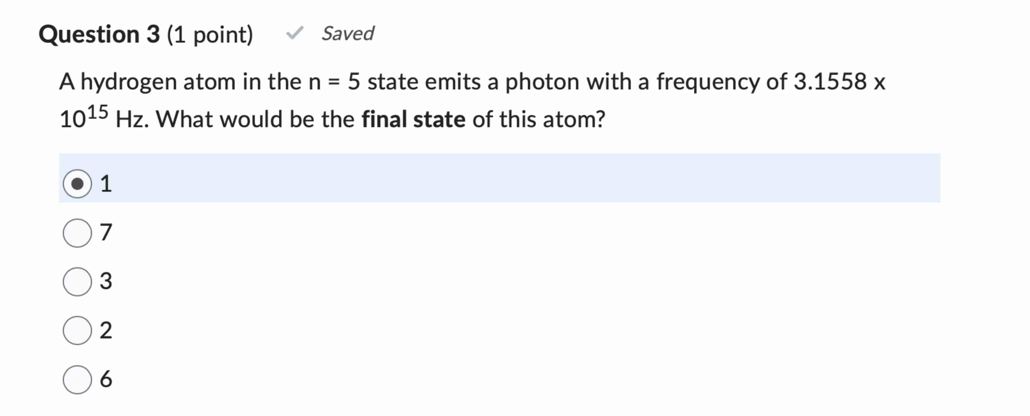 Solved code class="asciimath">Question 3 (1 ﻿point) ﻿A | Chegg.com