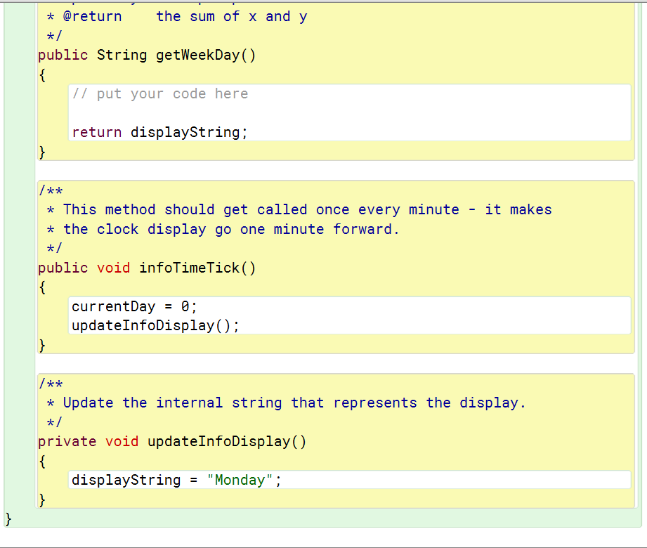 Solved Modify the following code according to the above | Chegg.com