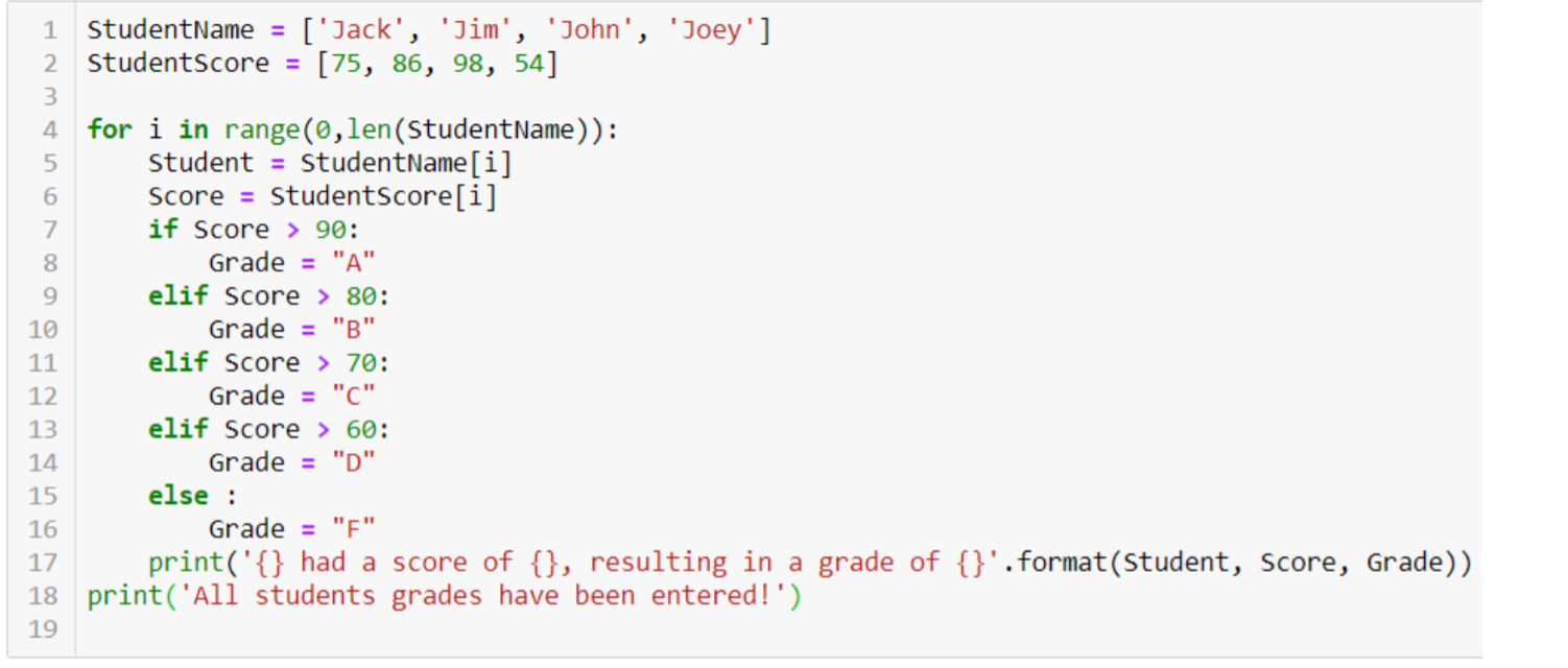 Solved For the below code, it uses two lists, change that to | Chegg.com