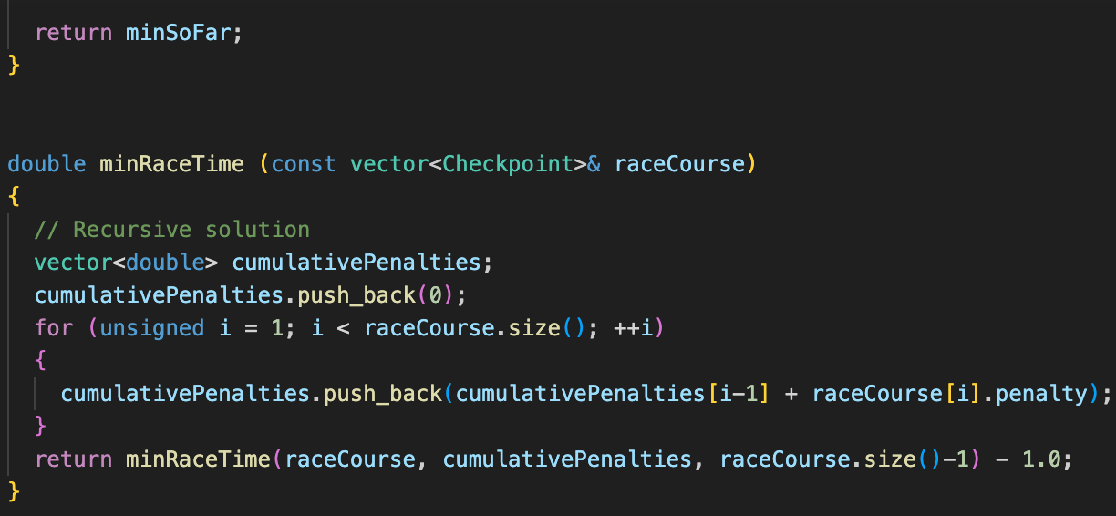 Solved You have been provided with a recursive solution to | Chegg.com