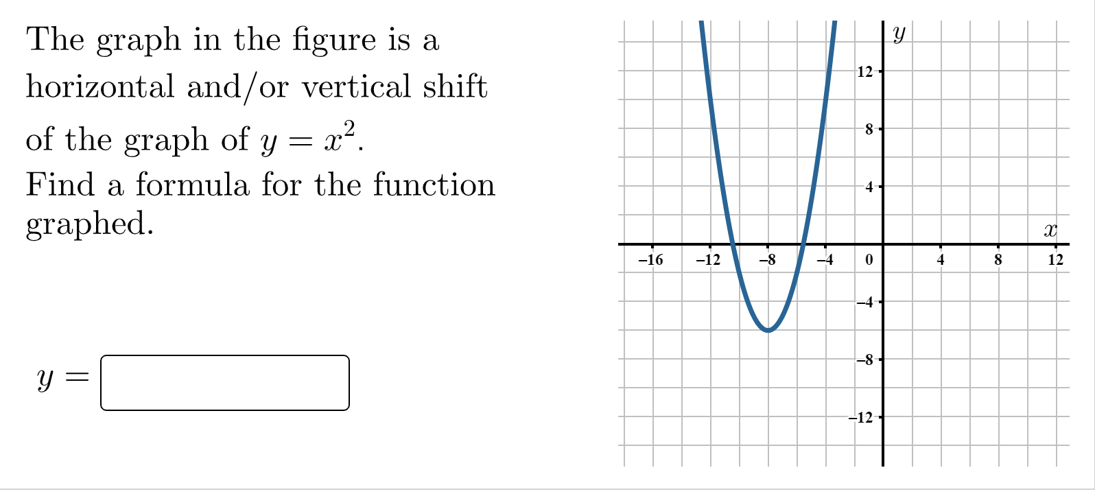 Solved The graph in the figure is a horizontal and/or | Chegg.com
