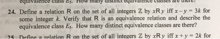 Solved Define a relation R on the set of all integers Z by | Chegg.com