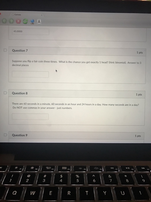 Solved Suppose you flip a fair coin three times. What is the | Chegg.com