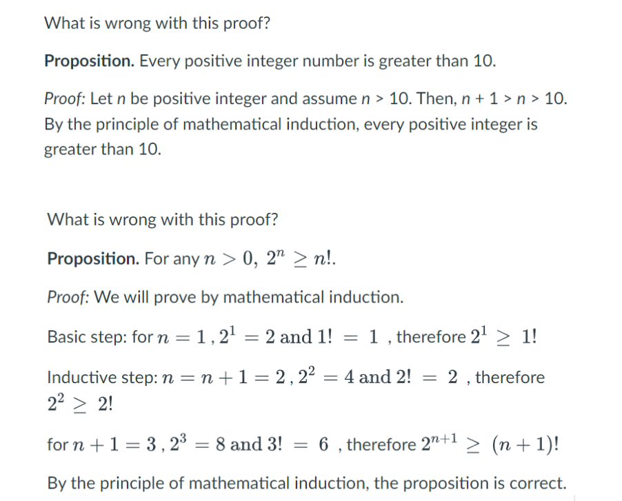 Solved What is wrong with this proof? Proposition. Every | Chegg.com
