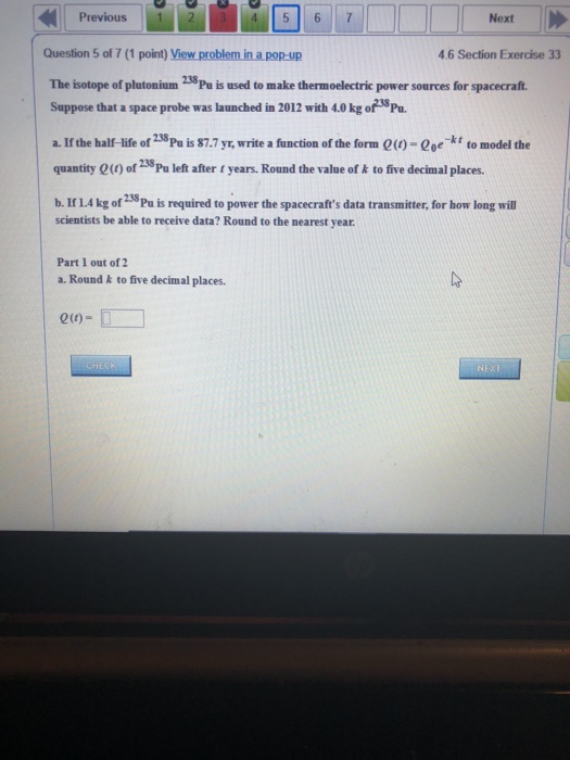 Solved the isotope of plutonium 238 is used to make | Chegg.com