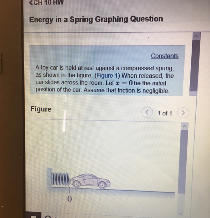 Solved CH 10 HW Energy in a Spring Graphing Question | Chegg.com