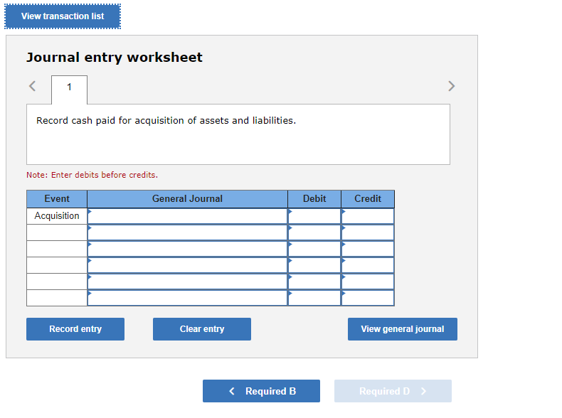 Solved Exercise 8-20A Computing and recording goodwill LO | Chegg.com