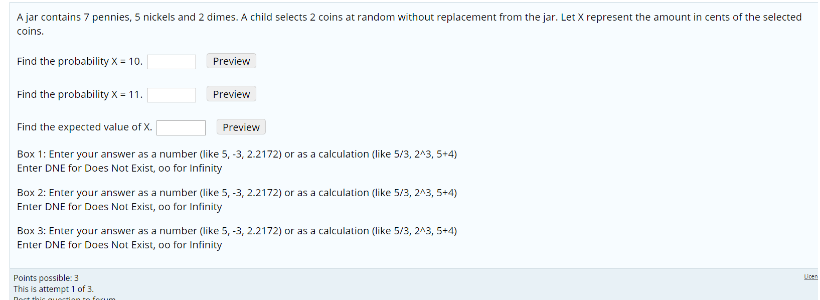 Solved A jar contains 7 pennies, 5 nickels and 2 dimes. A | Chegg.com