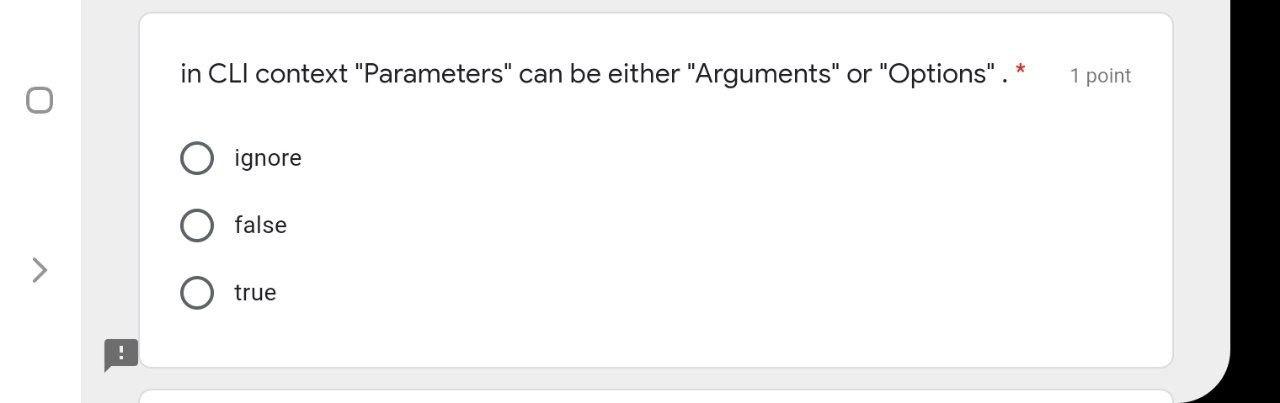 Solved In Cli Context Parameters Can Be Either Arguments 
