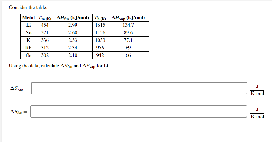 Solved Which Reactions Have A Positive Asrxn 2 A G 2b G