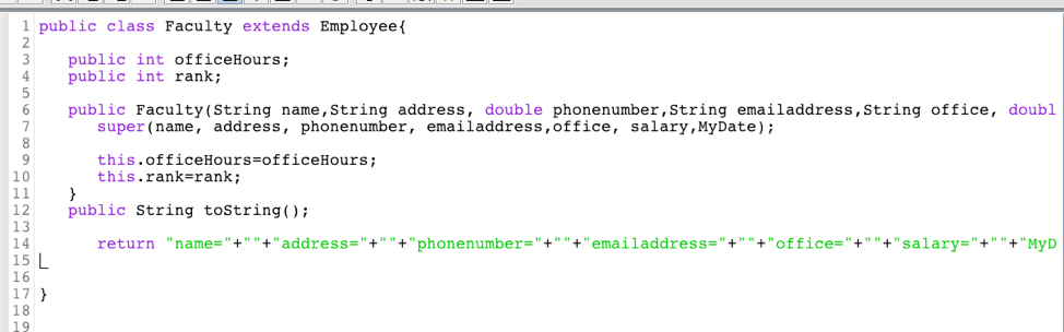 Solved Design a class named Person and its two subclasses | Chegg.com