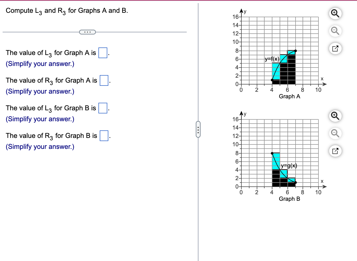 Solved Compute L3 and R3 for Graphs A and B. The value of L3 | Chegg.com Solved Compute L3 and R3 for Graphs A and B. The value of L3 | Chegg.com