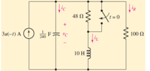 Solved Analyze the RLC circuit in Figure 4 and determine for | Chegg.com