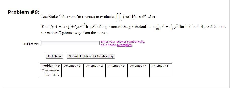 Solved roblem #9: Use Stokes' Theorem (in reverse) to | Chegg.com Solved roblem #9: Use Stokes' Theorem (in reverse) to | Chegg.com