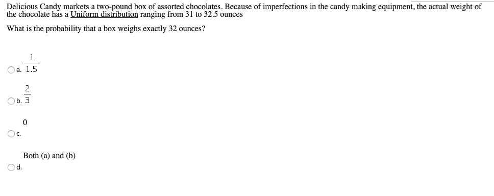 Solved Delicious Candy markets a two-pound box of assorted | Chegg.com