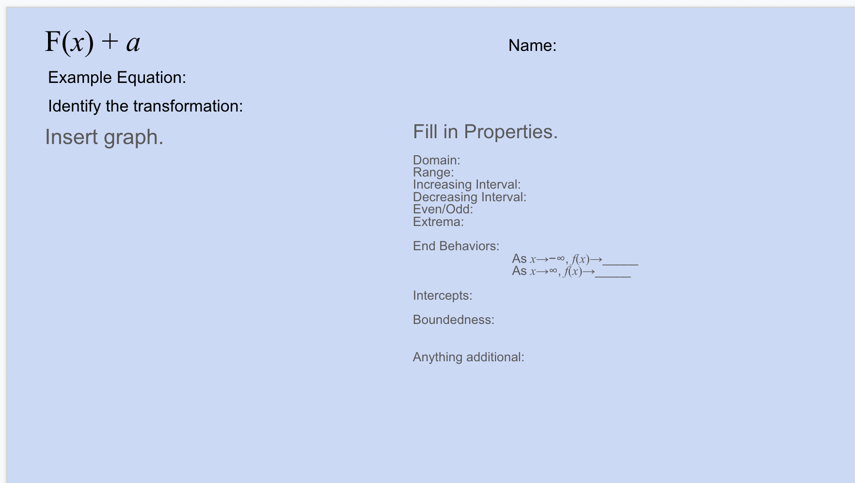 Solved The Parent Function is Cubic. and increasing | Chegg.com