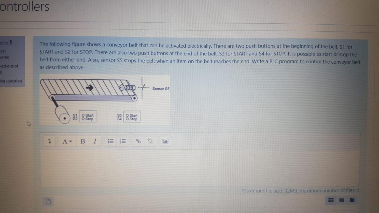 Solved ontrollers stion 1 yet vered The following figure | Chegg.com