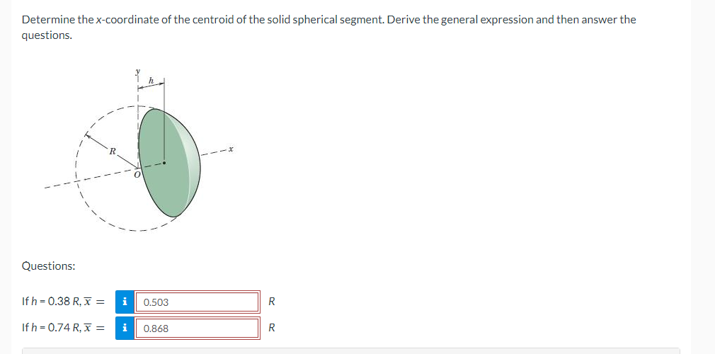 Solved Determine the x-coordinate of the centroid of the | Chegg.com