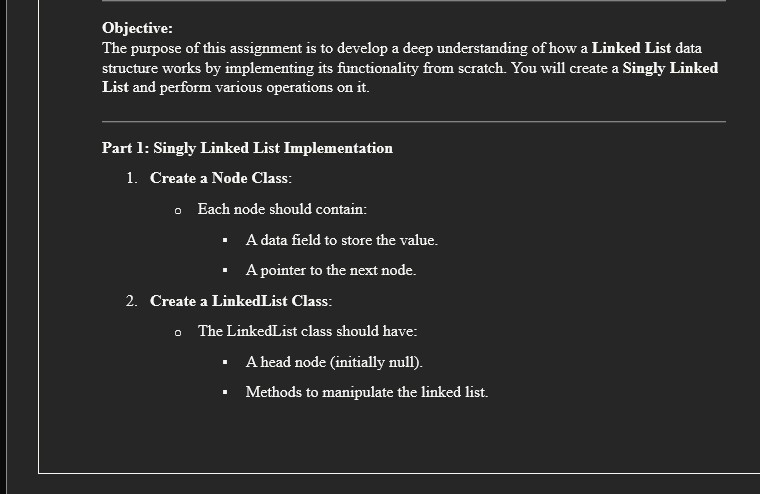 Solved Objective:The purpose of this assignment is to | Chegg.com
