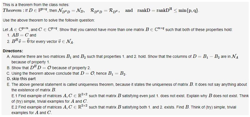 Solved This is a theorem from the class notes Theorem If D E | Chegg.com
