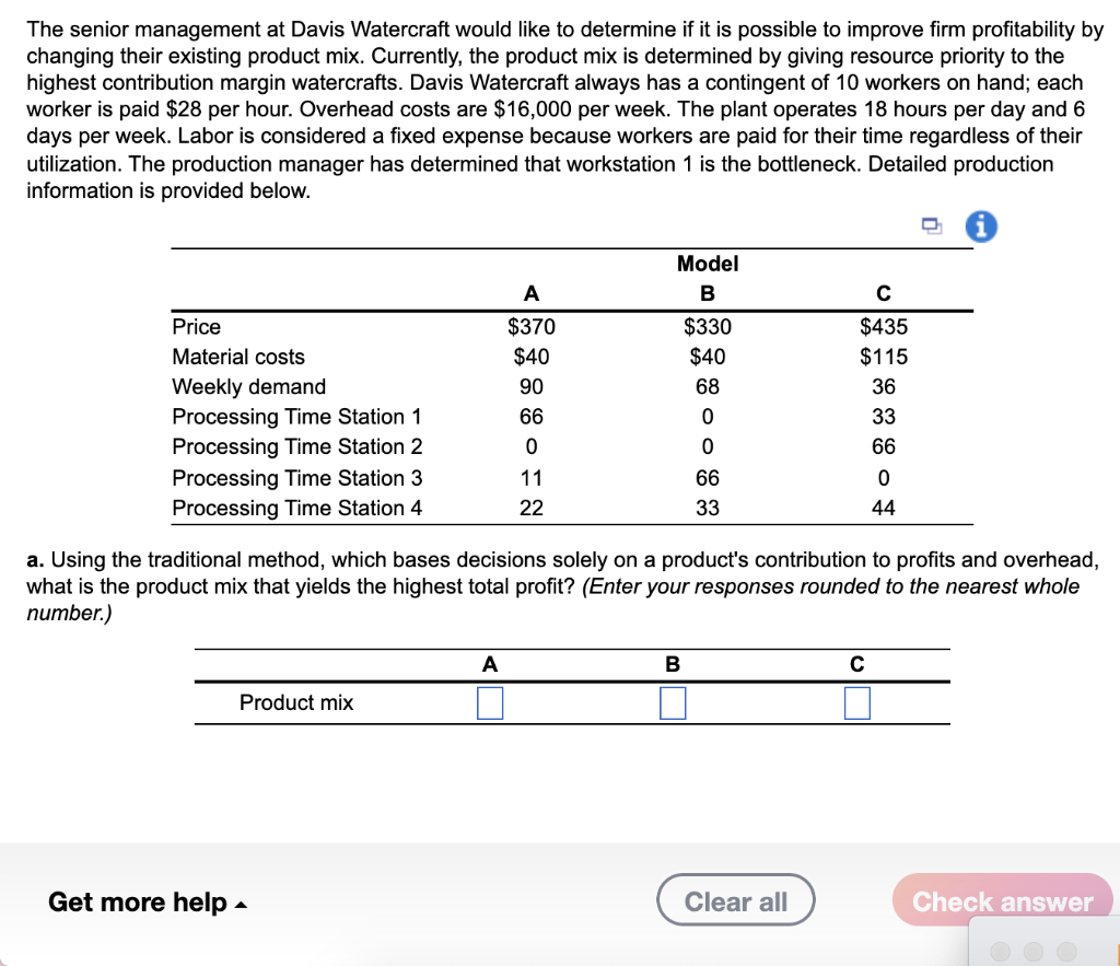 Solved B. Using the bottleneck-based method, what is the | Chegg.com