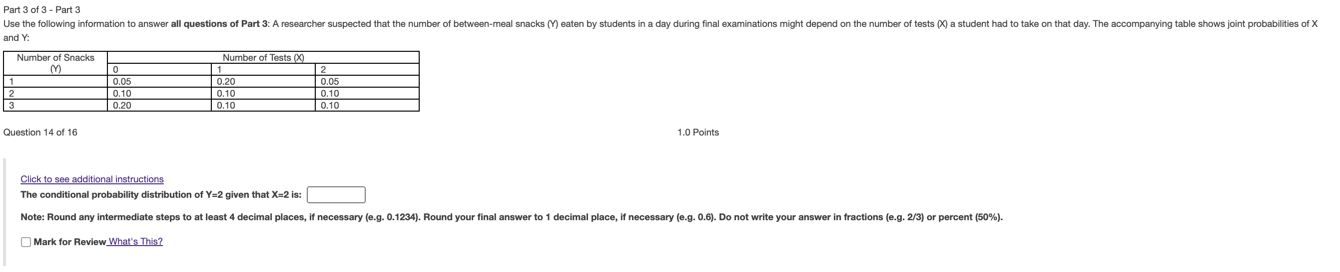 Solved Part 3 of 3 - Part 3 Use the following information to | Chegg.com