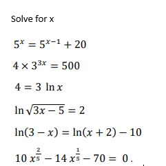 Solved Solve for x | Chegg.com