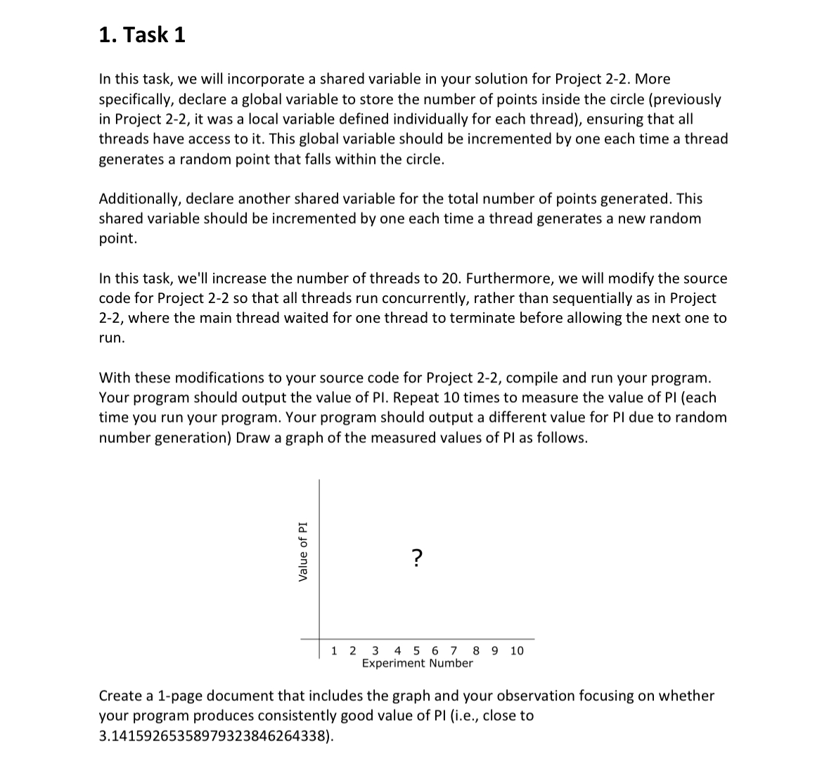 Solved In This Task We Will Incorporate A Shared Variable 2973