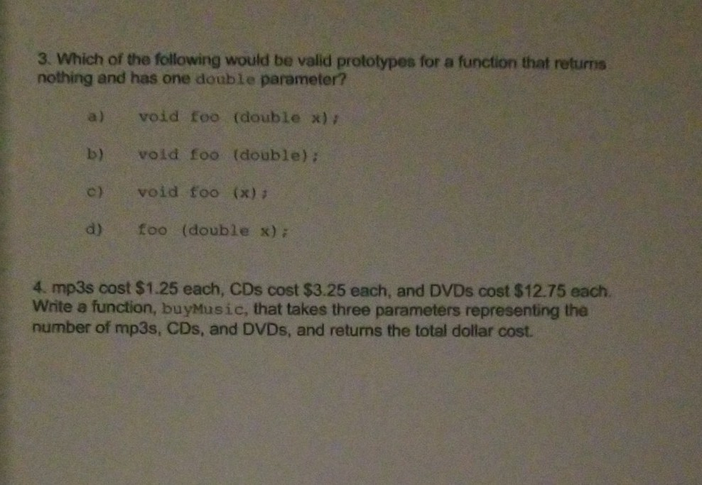 Solved Functions Homework 1 Give The Function Header For