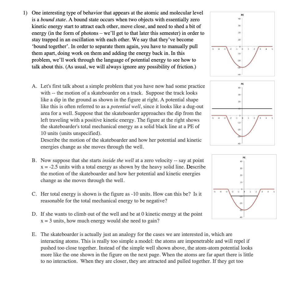 Solved 1) One interesting type of behavior that appears at | Chegg.com