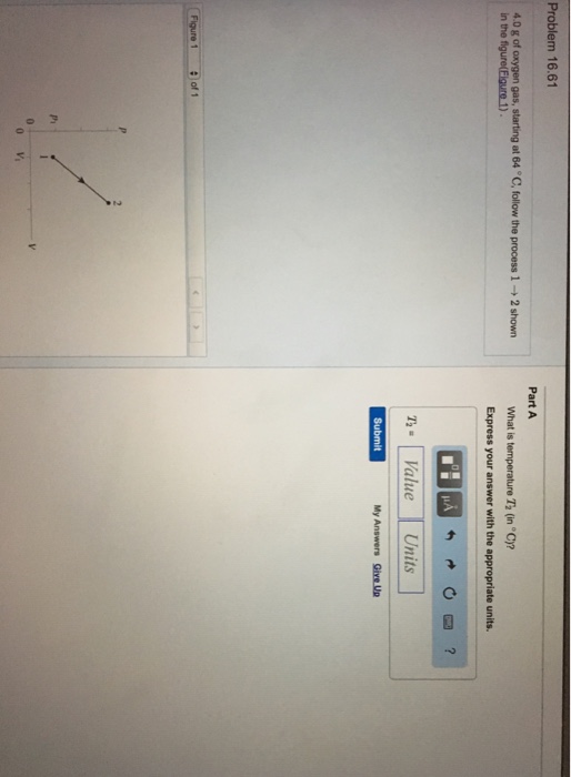 Solved 4.0 g of oxygen gas, starting at 64 degree C, follow | Chegg.com