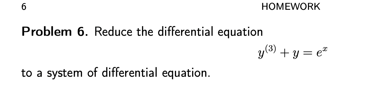 Solved Please reduce the 3rd order differential equation to | Chegg.com