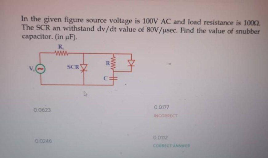 Solved In the given figure source voltage is 100 VAC and | Chegg.com